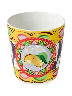 Dolce & Gabbana Carretto-print Porcelain Glass