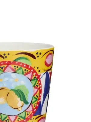 Dolce & Gabbana Carretto-print Porcelain Glass