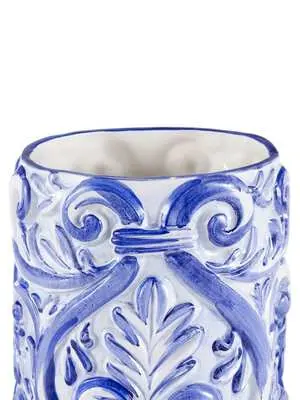 Dolce & Gabbana Mediterraneo-print Ceramic Vase - Blue