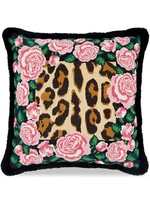 Dolce & Gabbana Embroidered Mixed-print Cushion
