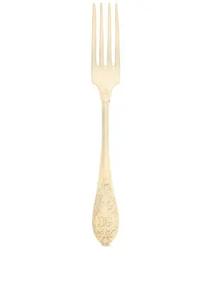 Dolce & Gabbana 24kt -plated Dessert Fork - Gold