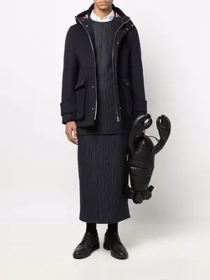 Thom Browne Cashmere Hooded Parka
