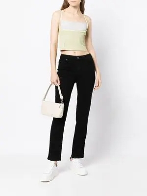 Paige Cindy Straight Leg Jeans - Black
