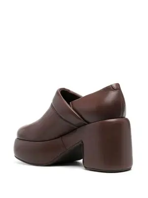 VIC MATIE Chunky Leather Mules