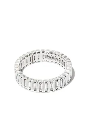 SUZANNE KALAN 18kt White Gold Diamond Eternity Ring - Silver