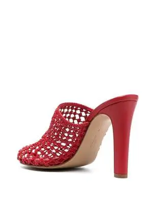FERRAGAMO Ella Mules - Red