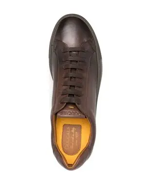 DOUCAL'S Lace-up Leather Sneakers