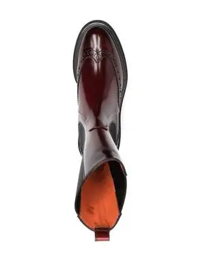 Santoni Oxford-panel Boots