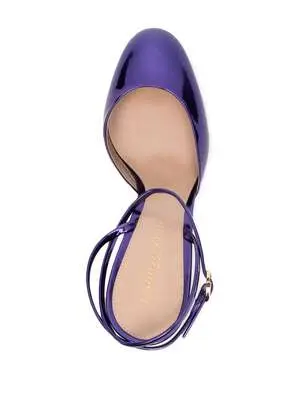 GIANVITO ROSSI 130mm Metallic-effect Pumps