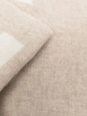 Jacquemus L'echarpe Virgin-wool Scarf - Neutrals
