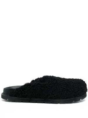 REIKE NEN Faux-fur Loafers - Black