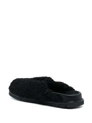 REIKE NEN Faux-fur Loafers - Black