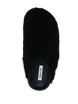 REIKE NEN Faux-fur Loafers - Black