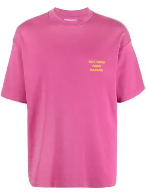 Drole De Monsieur Not From Paris Madame T-shirt Purple