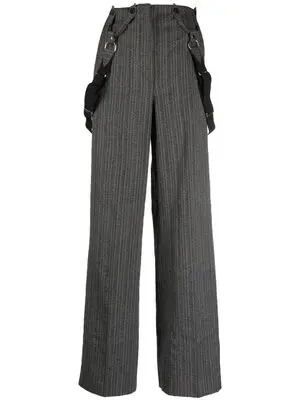 Philosophy Di Lorenzo Serafini Striped Suspender Trousers