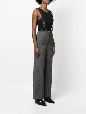 Philosophy Di Lorenzo Serafini Striped Suspender Trousers