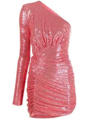 Alexandre Vauthier One-shoulder Sequin Mini Dress - Pink