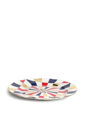 BITOSSI HOME 2 Piece Printed Round Platter Set