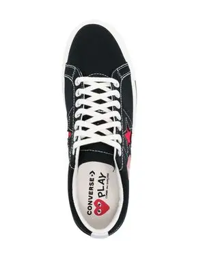 CONVERSE X COMME DES GARONS PLAY One Star Sneakers - Black