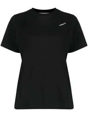 Coperni Logo-print Short-sleeve T-shirt - Black