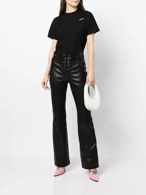 Coperni Logo-print Short-sleeve T-shirt - Black