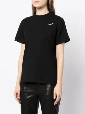 Coperni Logo-print Short-sleeve T-shirt - Black