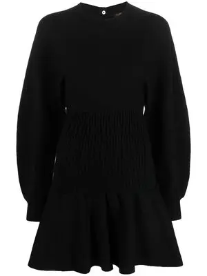 Maje Long-sleeve Knitted Dress
