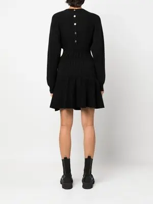 Maje Long-sleeve Knitted Dress