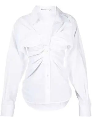 Alexander Wang Twist Front Shirt Dress