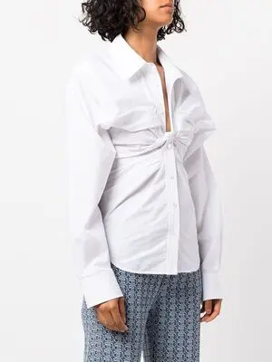 Alexander Wang Twist Front Shirt Dress