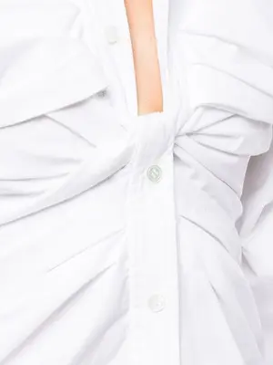 Alexander Wang Twist Front Shirt Dress