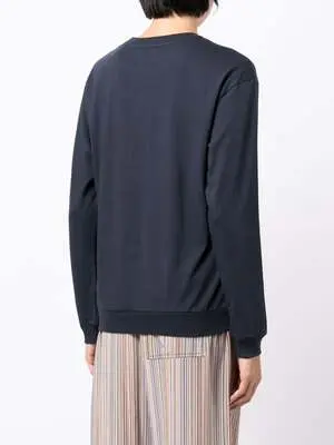 Paul Smith Zebra-motif Organic-cotton Sweater