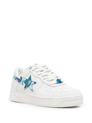 A BATHING APE Sta Low-top Leather Sneakers
