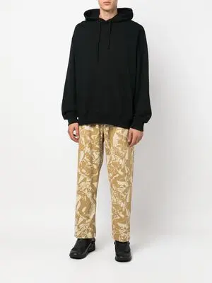 Aries Graphic-print Cotton Twill Trousers