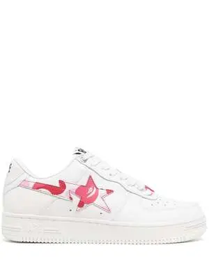 A BATHING APE Sta Low-top Leather Sneakers