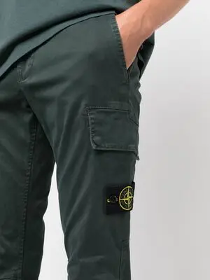 Stone Island Compass-patch Cargo Trousers