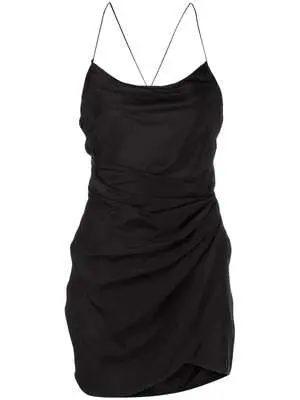 Gauge81 Asymmetrical Gathered Mini Dress