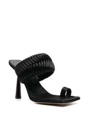 GIABORGHINI 115mm Leather Heeled Sandals