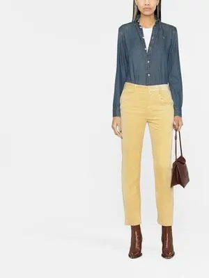Isabel Marant Étoile Tilorsya Corduroy Trousers - Yellow