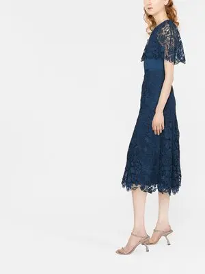 SELF-PORTRAIT Magnolia Lace Midi Dress