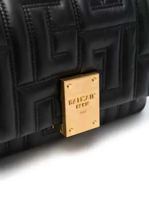 Balmain 1945 Quilted Shoulder Bag