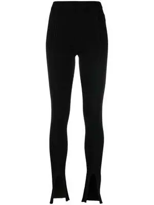 AERON Rib-knit Slit-detail Trousers