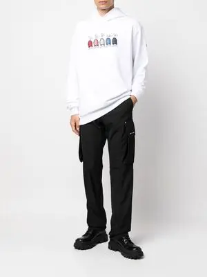 Moncler Duck-print Cotton Hoodie