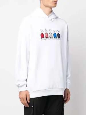 Moncler Duck-print Cotton Hoodie