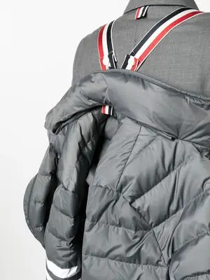 Thom Browne 4-bar Stripe-intarsia Funnel-neck Ski Jacket
