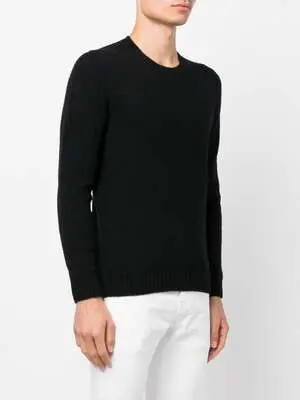 DRUMOHR Crew-neck Wool Jumper - Black