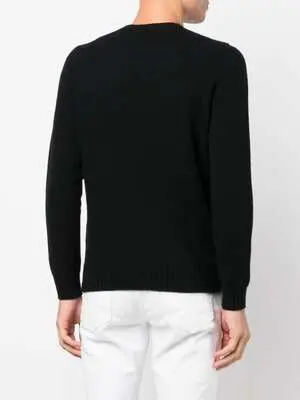 DRUMOHR Crew-neck Wool Jumper - Black