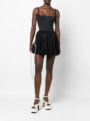 SHUSHU/TONG Open-back Pleated Minidress