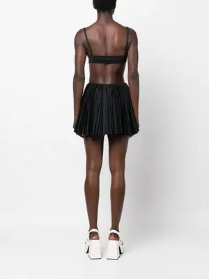 SHUSHU/TONG Open-back Pleated Minidress