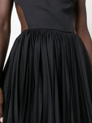 SHUSHU/TONG Open-back Pleated Minidress